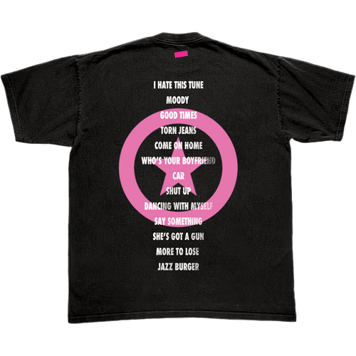 (this is a royel otis hickey merch tee) black t-shirt - Royel Otis ...